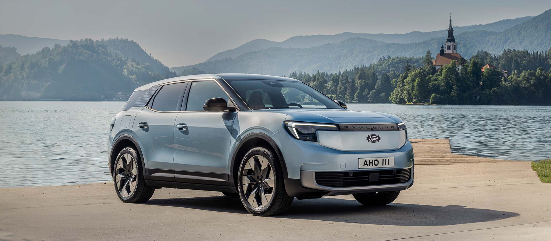 Exterieur nieuwe elektrische Ford Explorer | Ford NL